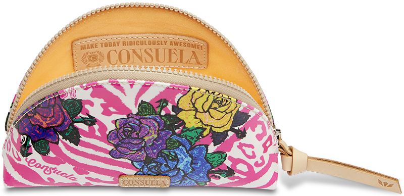 CONSUELA FRUTTI MEDIUM COSMETIC BAG – The Chandelier Rose Boutique