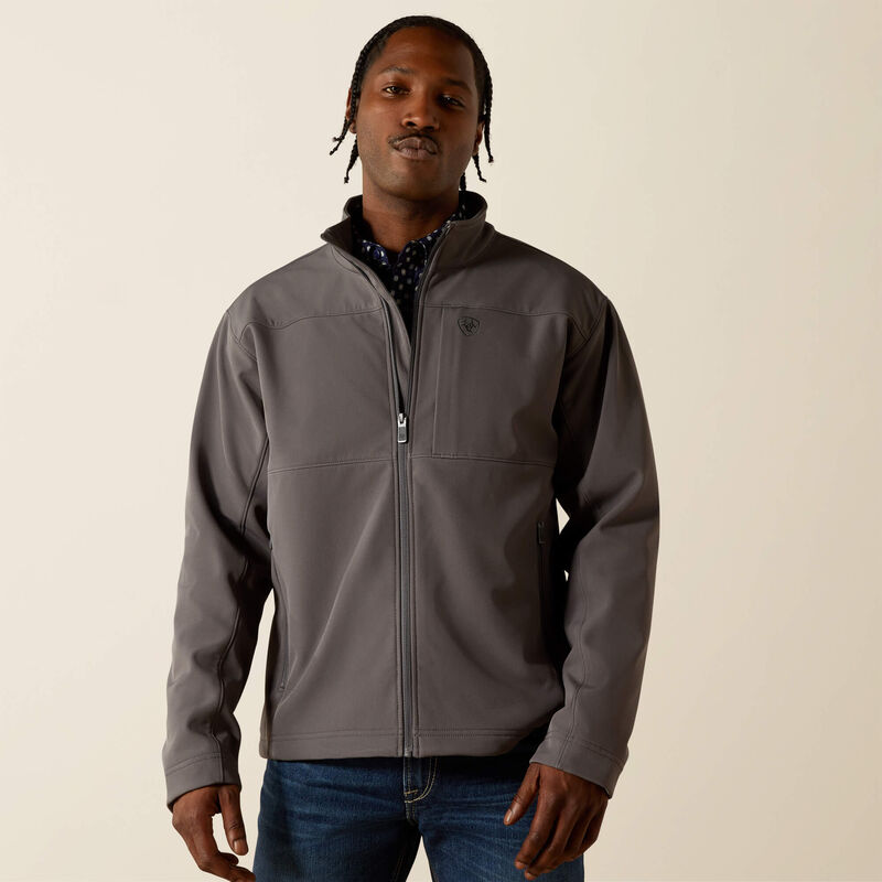 ARIAT MENS VERNON SOFTSHELL JACKET - GREY – The Chandelier Rose Boutique