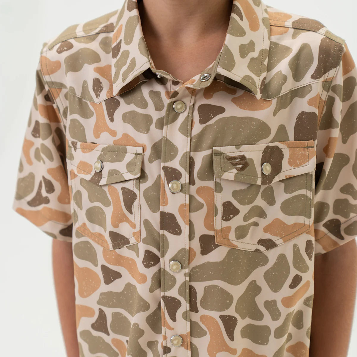 Burlebo Youth - Performance Western Shirt - Venado Camo – The ...